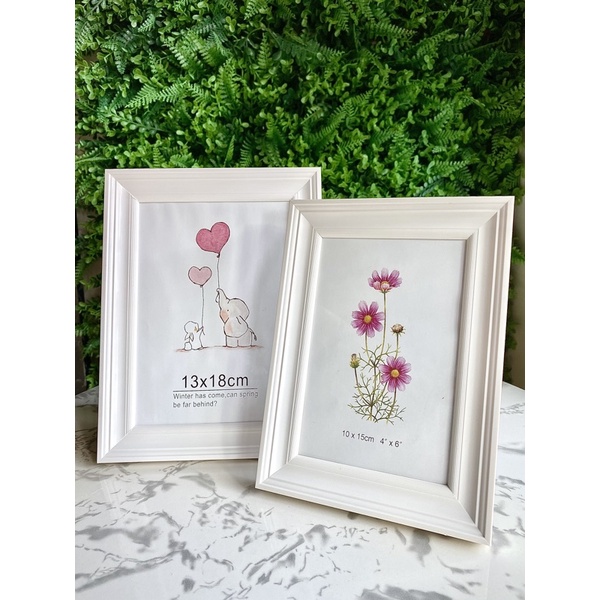 [SG 🇸🇬 LOCAL STOCK] High Quality White French Photo Picture Frame 4R/5R ...