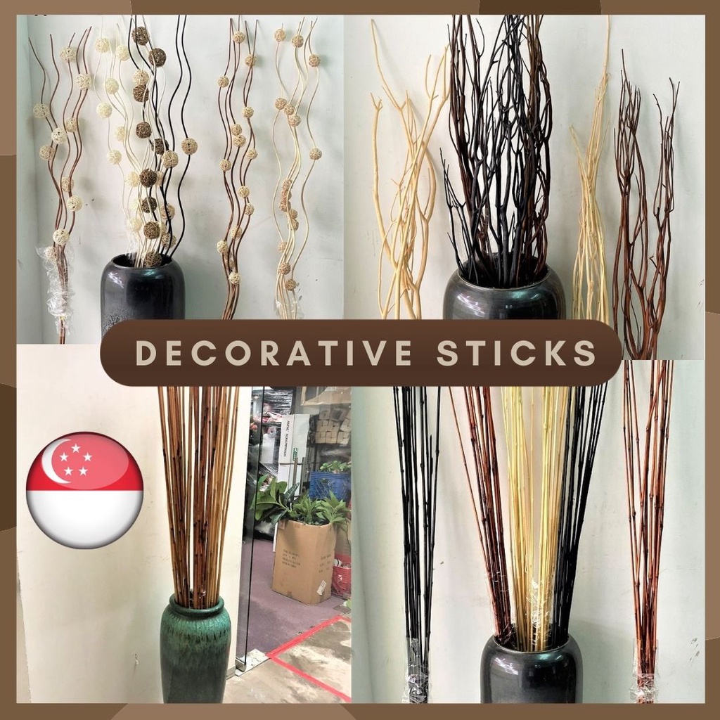 Decorative Natural Reed Home Decoration Sticks Artificial Plant Rattan ...