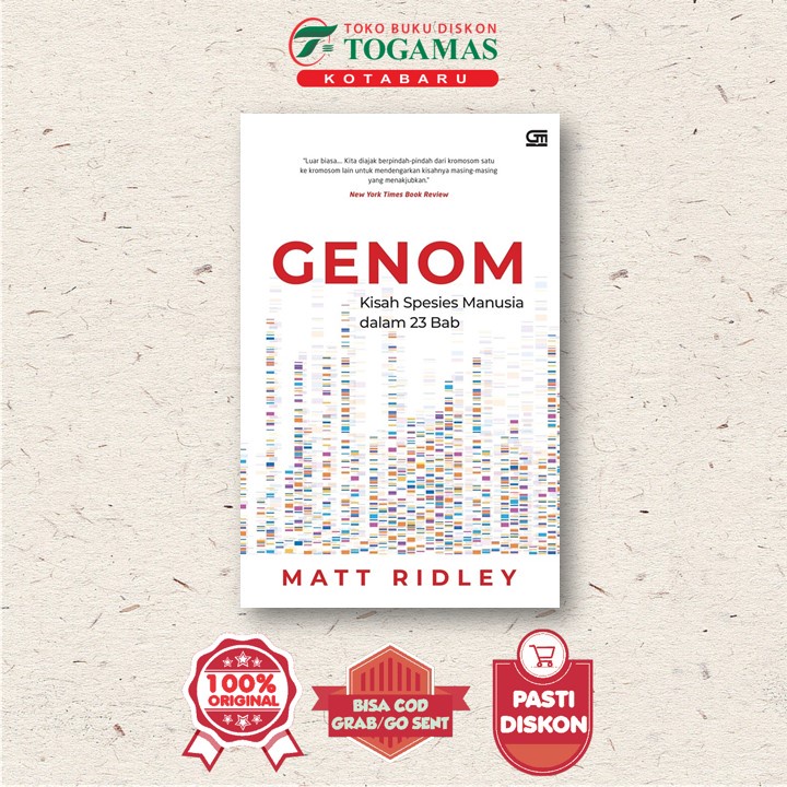 Sj - GENOM Story Of Human Species In 23 Chapters - MATT RIDLEY | Shopee ...