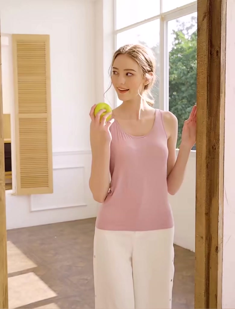 M-3XL Japan with chest pad bra-top,Summer Lightweight Sleeveless vest/shorts,white black grey ...