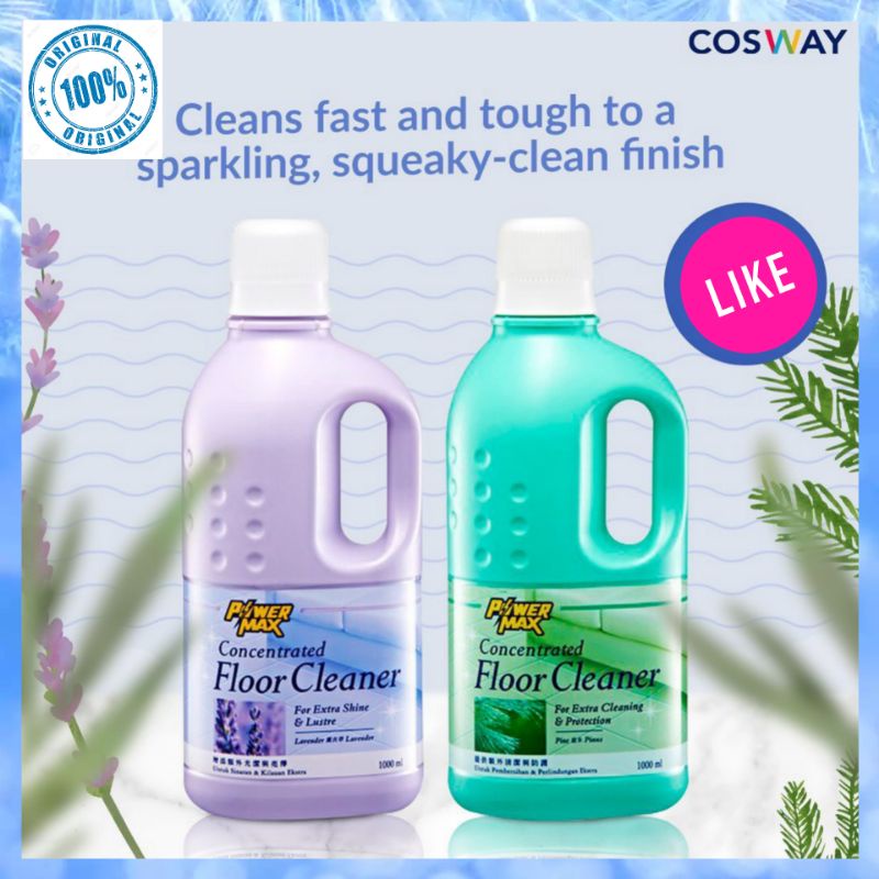Cosway PowerMax Concentrated Floor Cleaner –Lavender 08158 / Pine 08159 ...