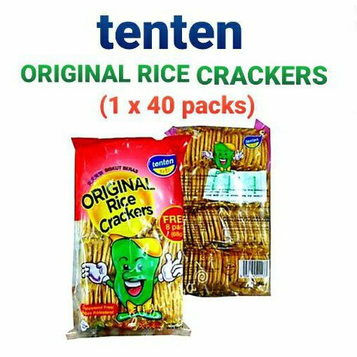 TEN TEN RICE CRACKERS (1 x 40packs/428g) | Shopee Singapore