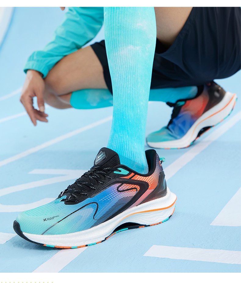 XTEP Dynamic Foam Men Running Shoes Breathable Shock Absorption Rebound ...