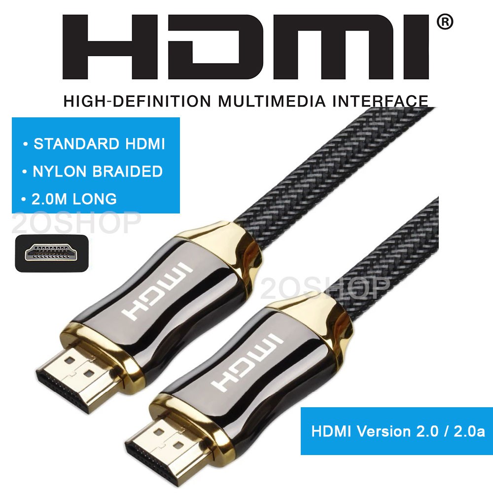 HDMI Cable For 4K TV, 4K Monitor or Gaming Monitor supports HDMI ARC ...