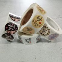 Thank You Sticker Roll 500 pc | Shopee Singapore