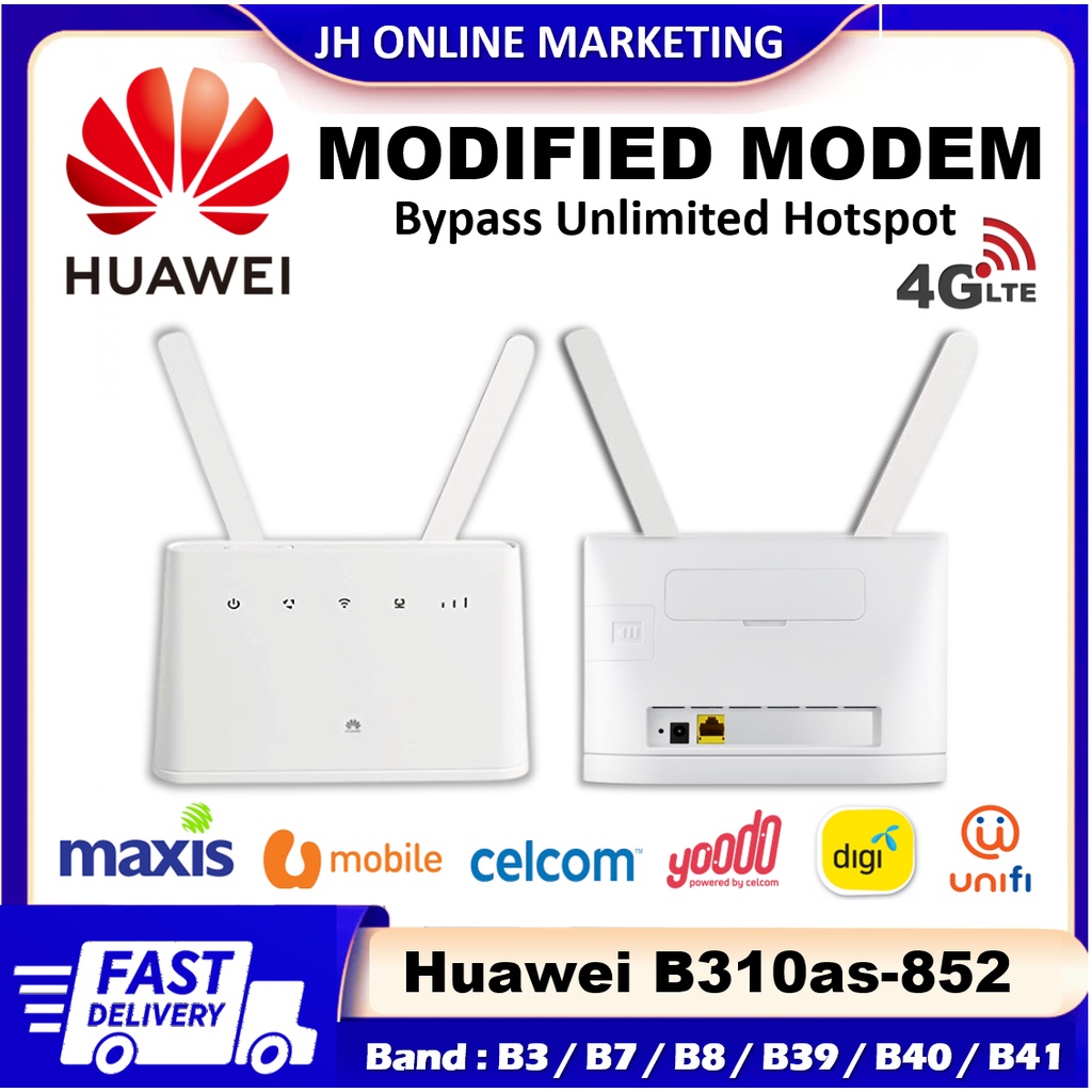 New condition Modified Huawei B310-852 l B315-936 4G Router Sim ...
