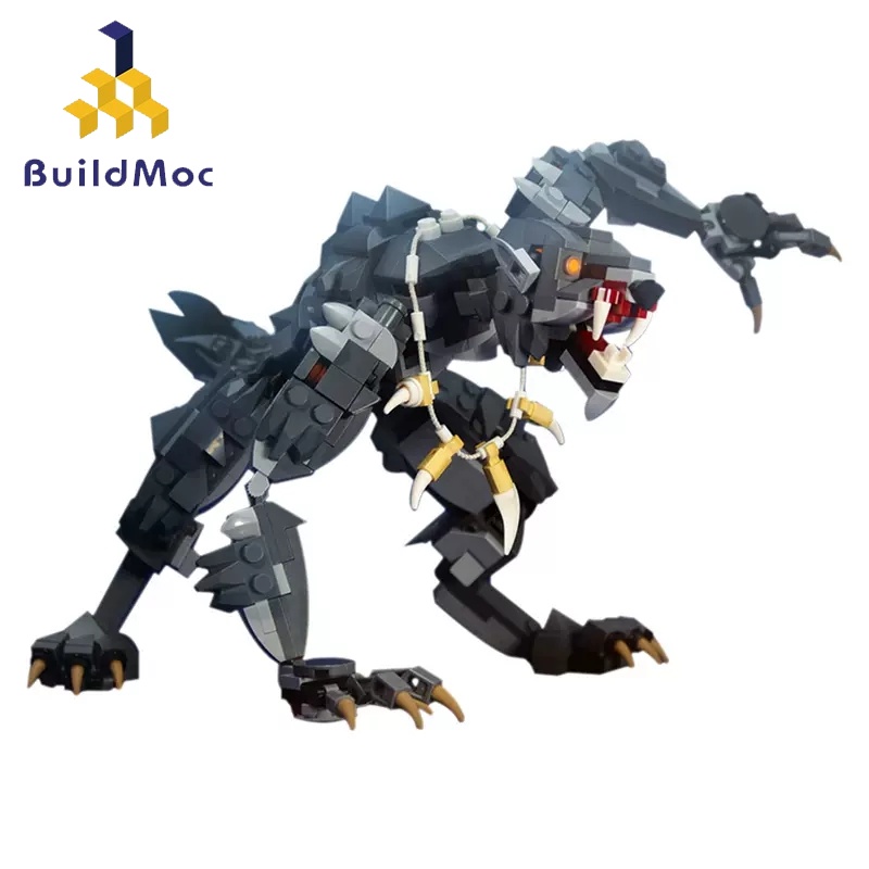 Buildmoc creative Werewolf Model insect building blocks toys for kids ...