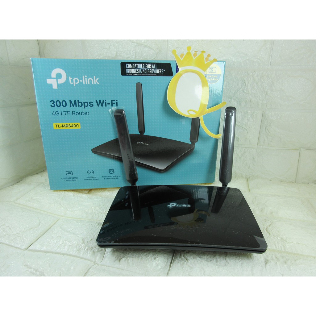 Router WIRELESS AND 4G LTE 300MBPS TPLINK TL-MR6400 | Shopee Singapore