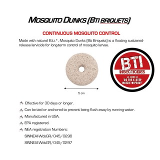 Mosquito Killer BTI Mosquito Dunk 20pcs BTI Insecticide ((Advertise By ...