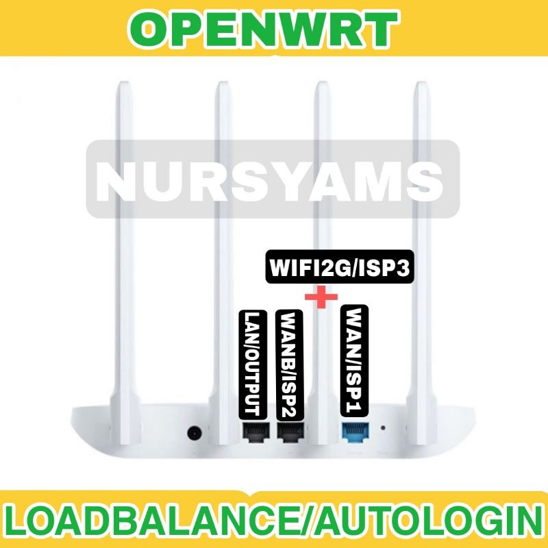 Xiaomi Mi Router 4C Openwrt LoadBalance Autologin Wms Seamless | Shopee ...