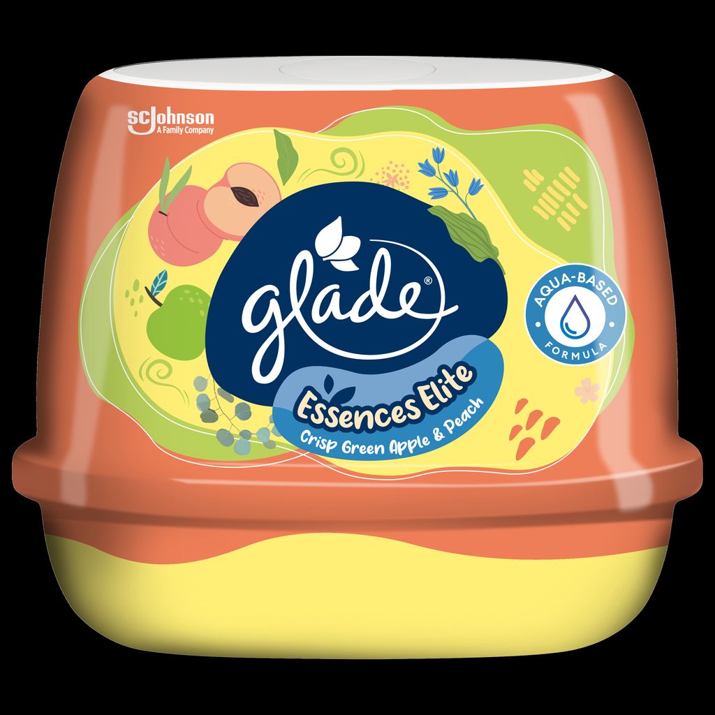 Glade Scented Gel Essences Elite Crisp Green Apple and Peach | Shopee ...