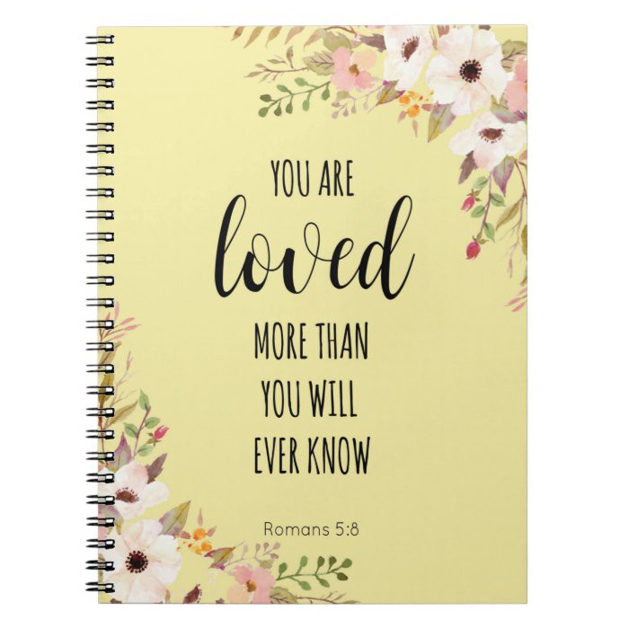 Christian Bible Verses A5 Size Single Line Notebook | Dairy Journal ...