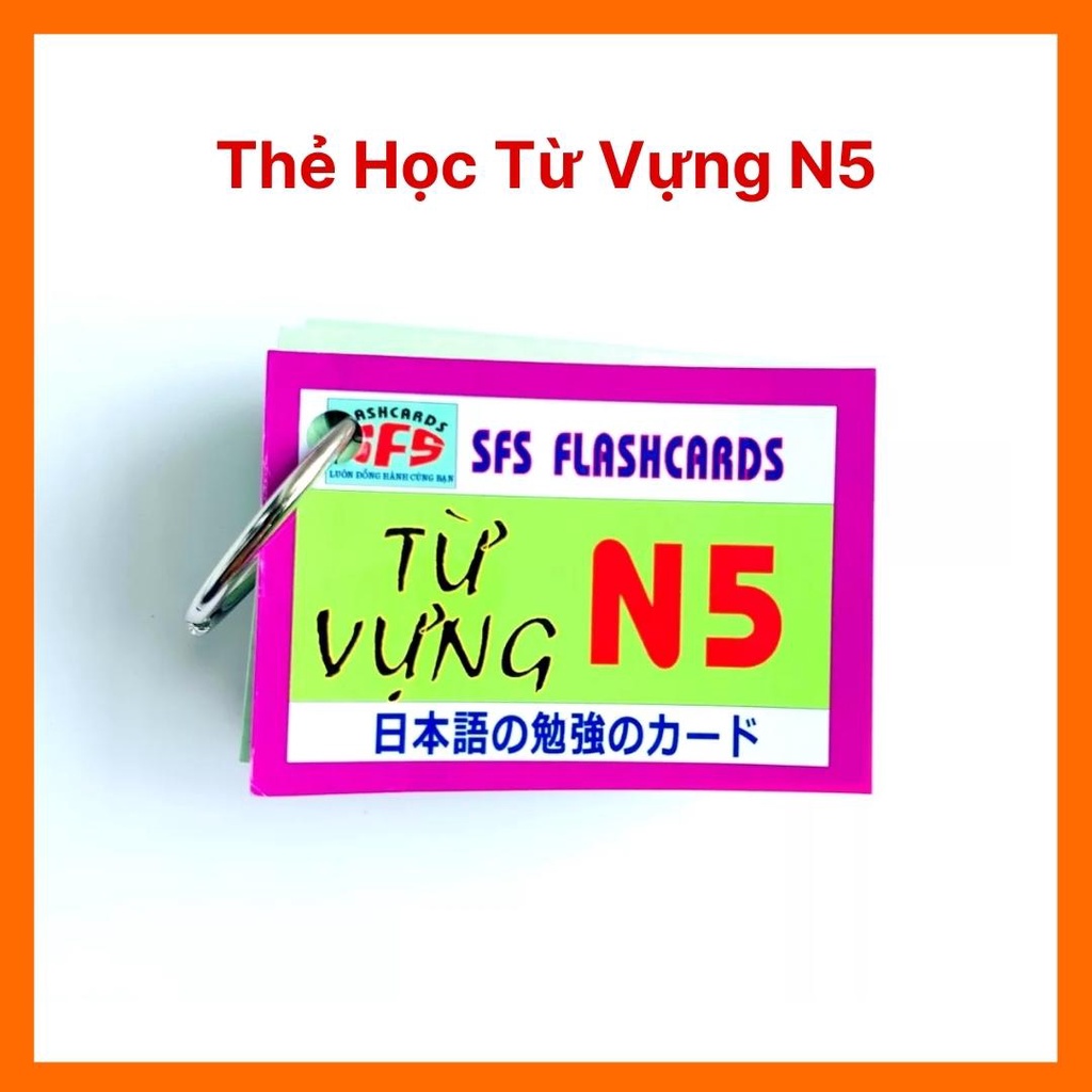 Japanese Vocabulary Flashcard N5 - Vocabulary Flashcard N5 (1 Volume ...