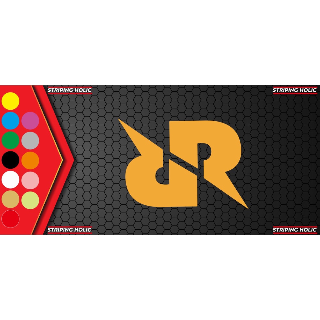 Team RRQ MOBILE LEGENDS LOGO STICKER LIGHTED CUTTING | Shopee Singapore