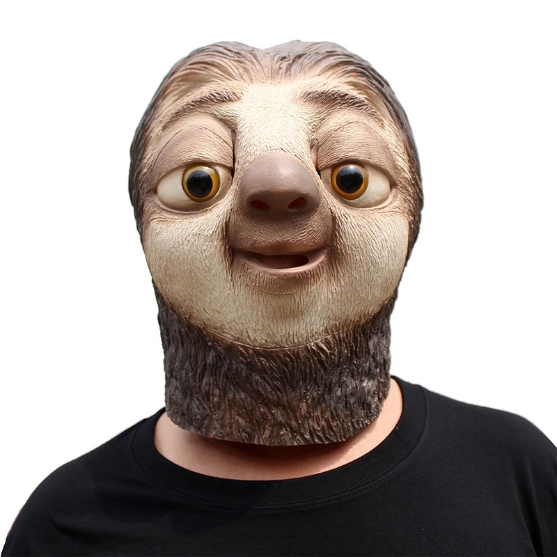 [SG Seller] Sloth Cosplay Latex Mask Zootopia Funny Roleplay Masks ...