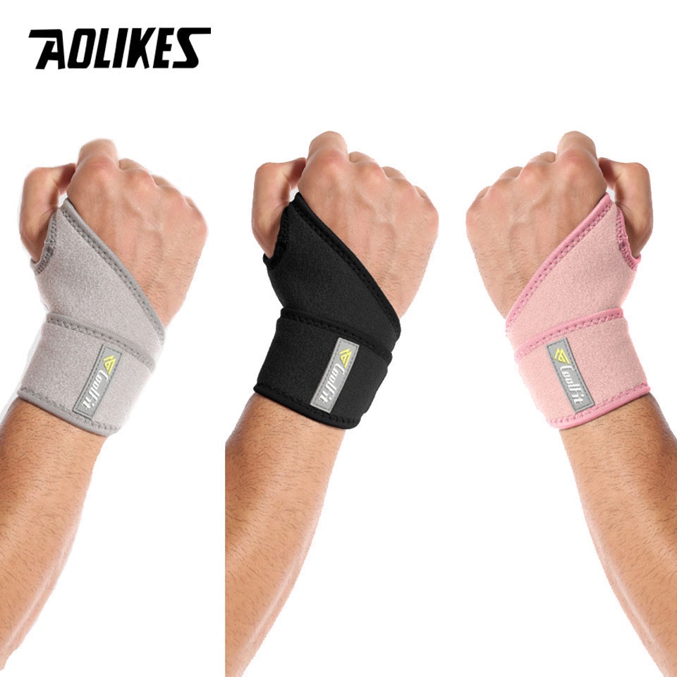 Wrist Guard Band Brace Support Carpal Tunnel Sprains Strain Gym Strap Sports Pain Relief Wrap ...