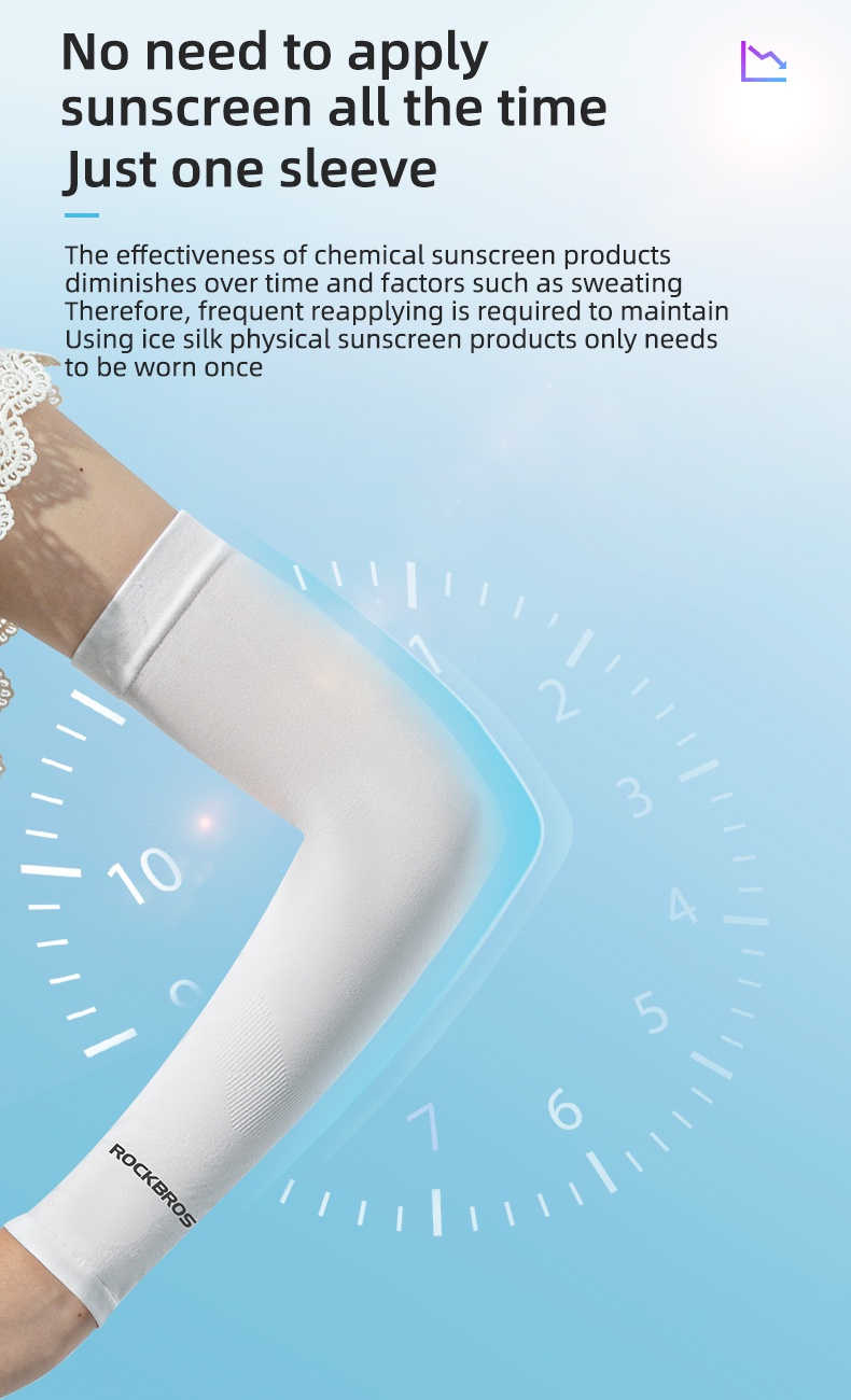 【3-day Delivery】ROCKBROS UV Protection Cycling Outdoor Sport Cooling ...