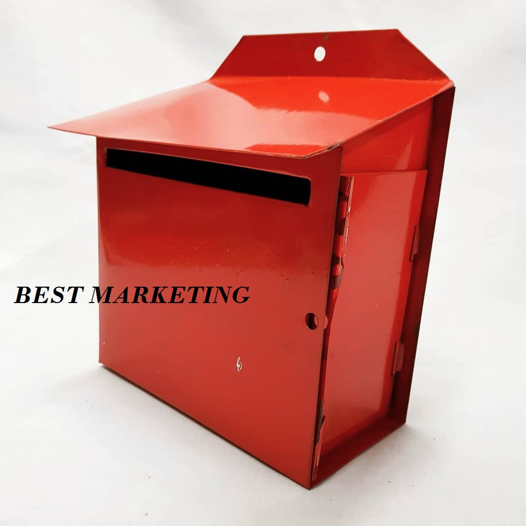 Iron Metal Post Letter Box / Peti Surat Besi | Shopee Singapore