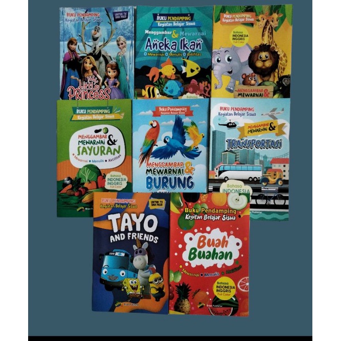 Complete Book Side Activities / Kindergarten Books & PAUD Learning ...