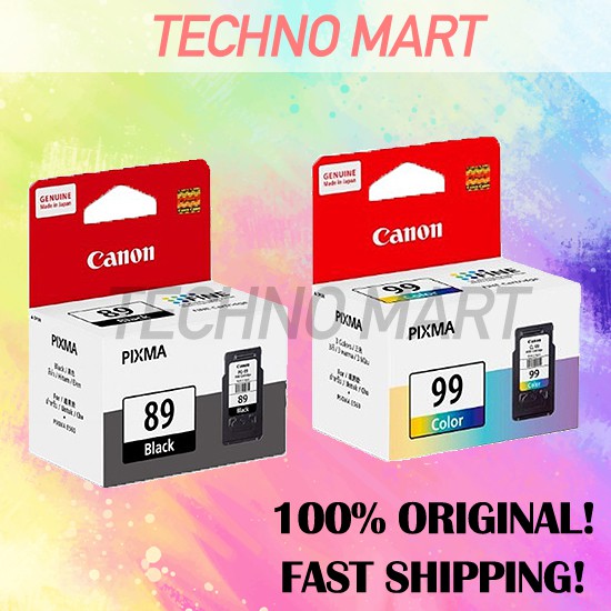 [SG Local Stock] Original Canon 89 Black / 99 Color ink for PIXMA E560 ...