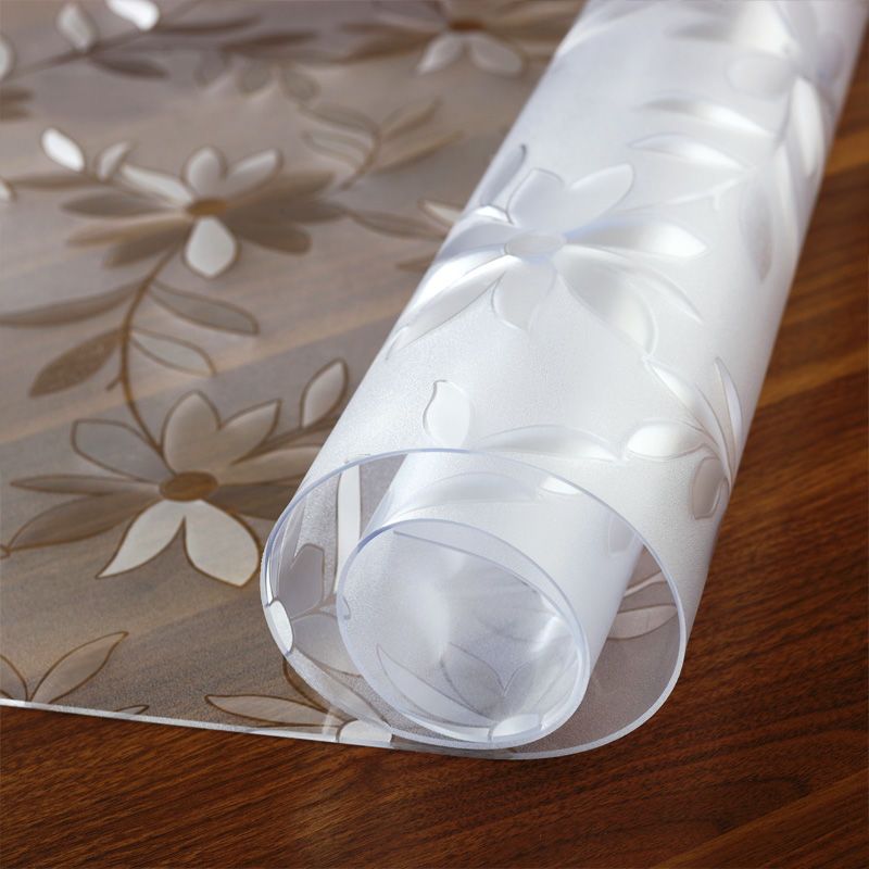 Transparent PVC Table Cloth Frosted Table Top Protective Cover ...