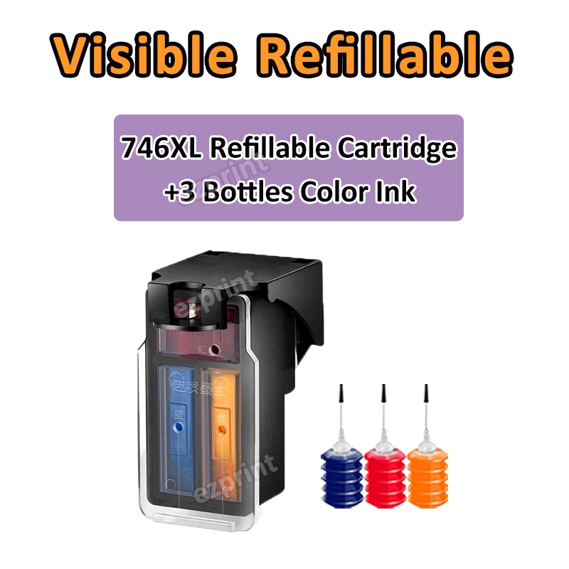 Compatible for Canon 745XL 746XL Ink Cartridge Canon 745 Refill Canon ...