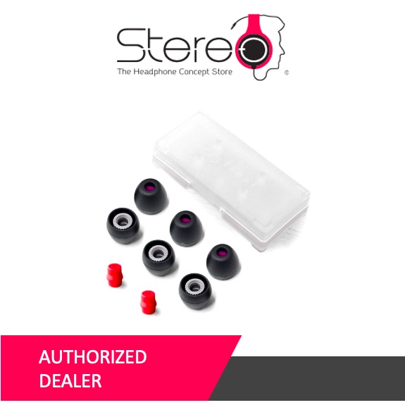 Final Audio Type E Silicone Eartips with Case and Nozzle Adapter ...