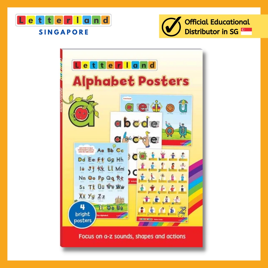 Letterland Alphabet Posters | Shopee Singapore