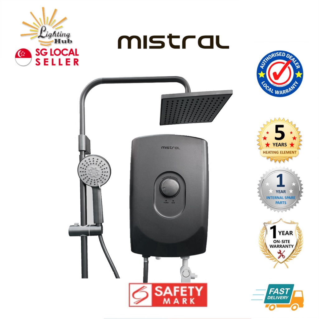 MISTRAL Instant Shower Heater with Rain Shower MSH99 / SHOWER RAIN ...