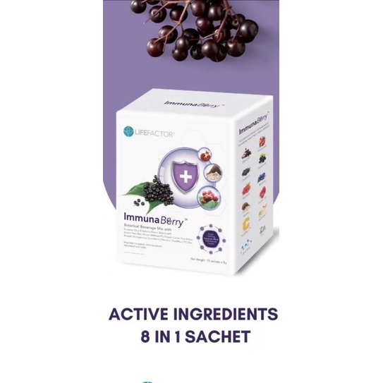 Life Factor ImmunaBerry 15’s exp 3/2027 Lifefactor | Shopee Singapore
