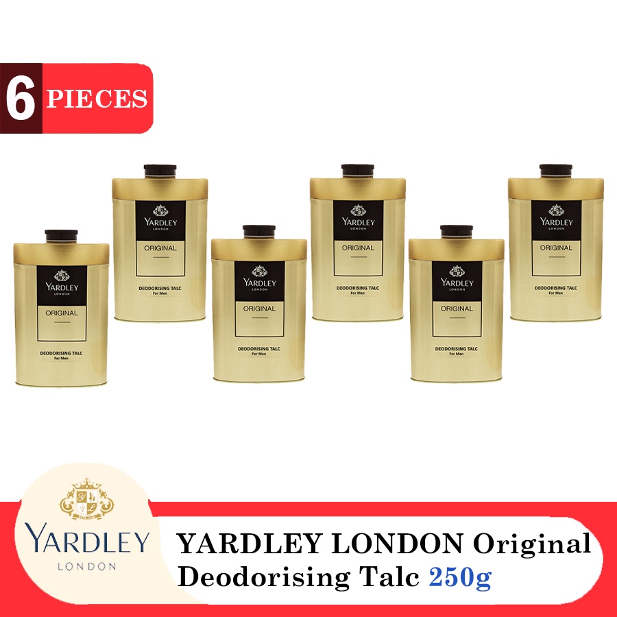 YARDLEY LONDON Original Deodorising Talc 250g | Shopee Singapore