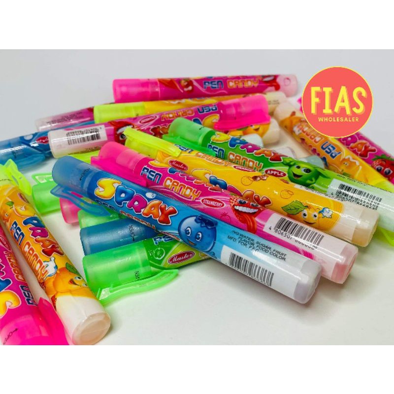30 pcs Pen Spray Candy / Candy / Paninda / Loot bag filler | Shopee ...