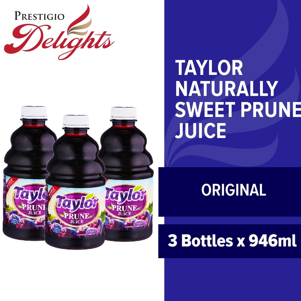 Taylor Prune Juice Naturally Sweet 946ml Bundle of 3 | Shopee Singapore