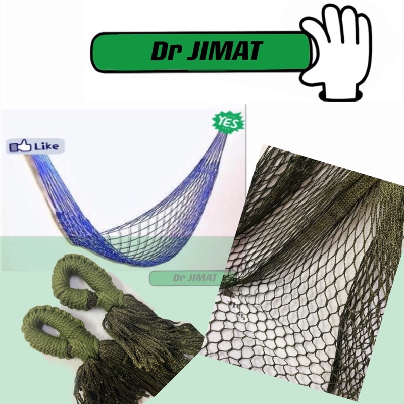 Hammock Buaian Outdoor Canvas Fabric Camping Striped Hammocks Tree ...