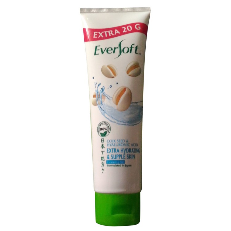 Eversoft Extra Hydrating & Supple Skin 120g Cleansing Foam | Shopee ...
