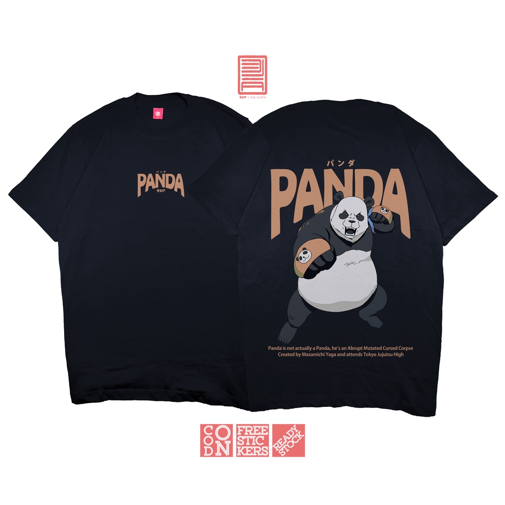 Dja T-SHIRT PANDA SENPAI JUJUTSU KAISEN T-SHIRT ANIME MANGA Jejapan DJA ...