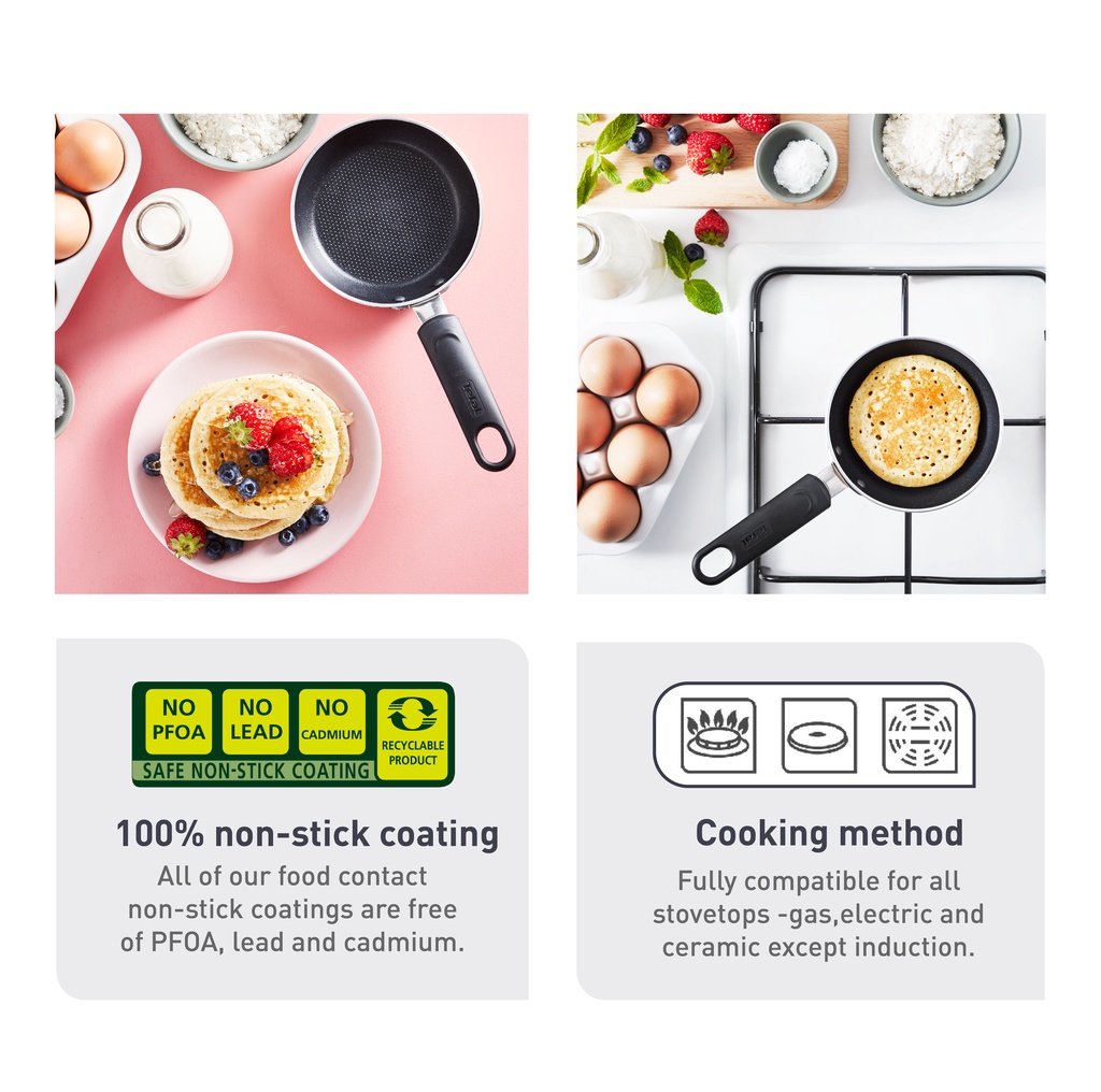 Tefal Enjoy Mini G6 Egg Roaster, Egg Pan, Wokpan, Frypan 12cm/16cm/18cm | Shopee Singapore