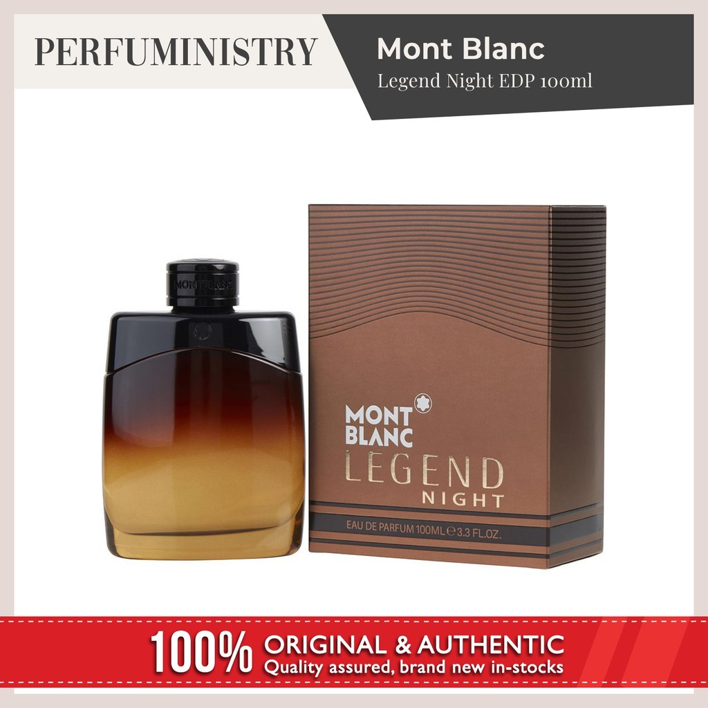 🇸🇬 [perfuministry] MONT BLANC LEGEND NIGHT EDP FOR MEN (TESTER ...