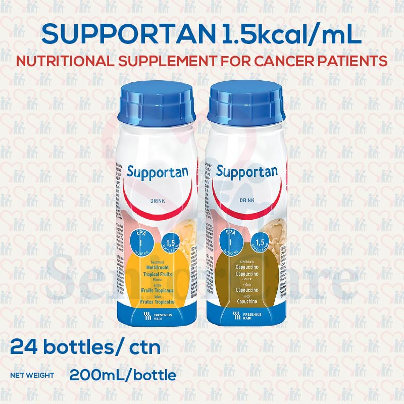 [Carton of 24] SUPPORTAN Fresubin Drink 1.5kcal/ml 200ml - High Protein ...