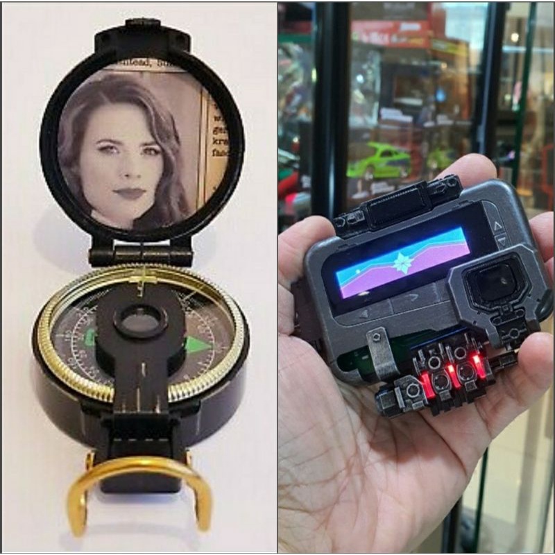 STOCK Captain America The First Avenger Inspired Peggy Carter Compass ...