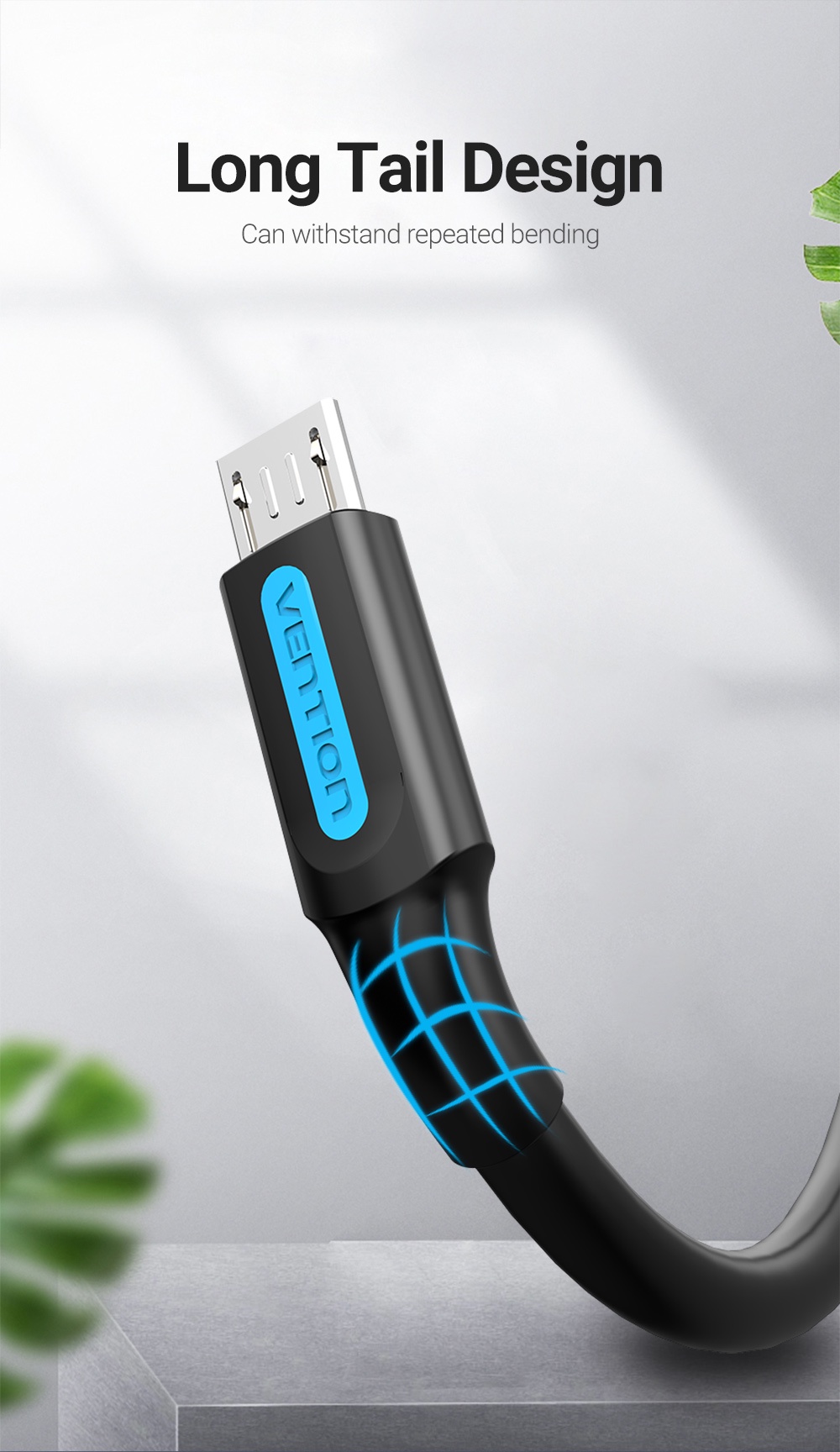 Vention Micro USB Cable 3A Android Charger Cable Data Cable USB 2.0 ...