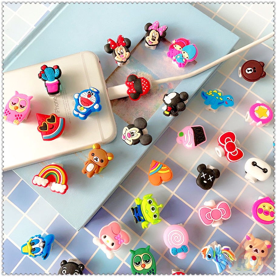 Cartoon Character Cord Protector Series 02：38 Styles 1Pc Mickey ...