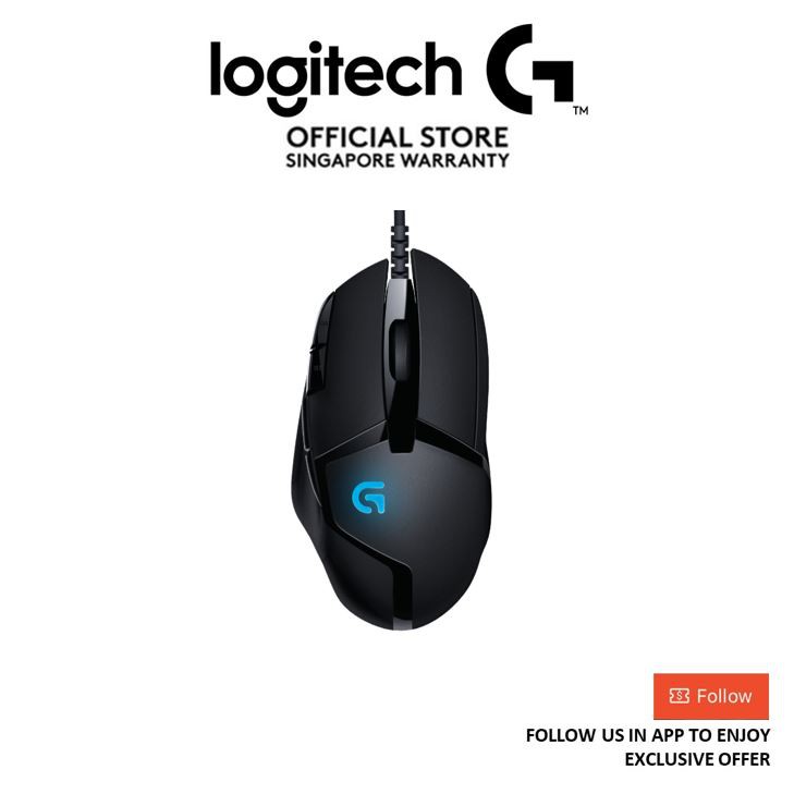 Logitech G402 Hyperion Fury FPS Wired Gaming Mouse, 500 IPS, 8 ...