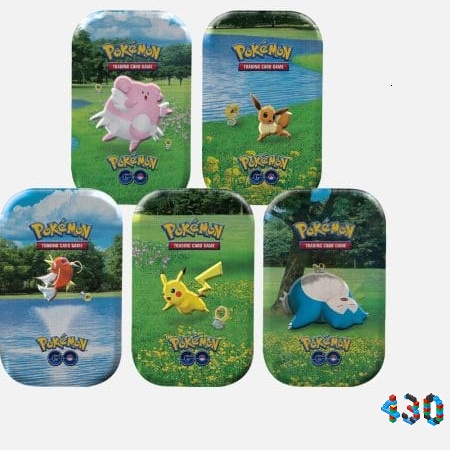 Pokemon TCG: Pokemon Go Mini Tins -bundle of 5 (5 Designs) | Shopee ...