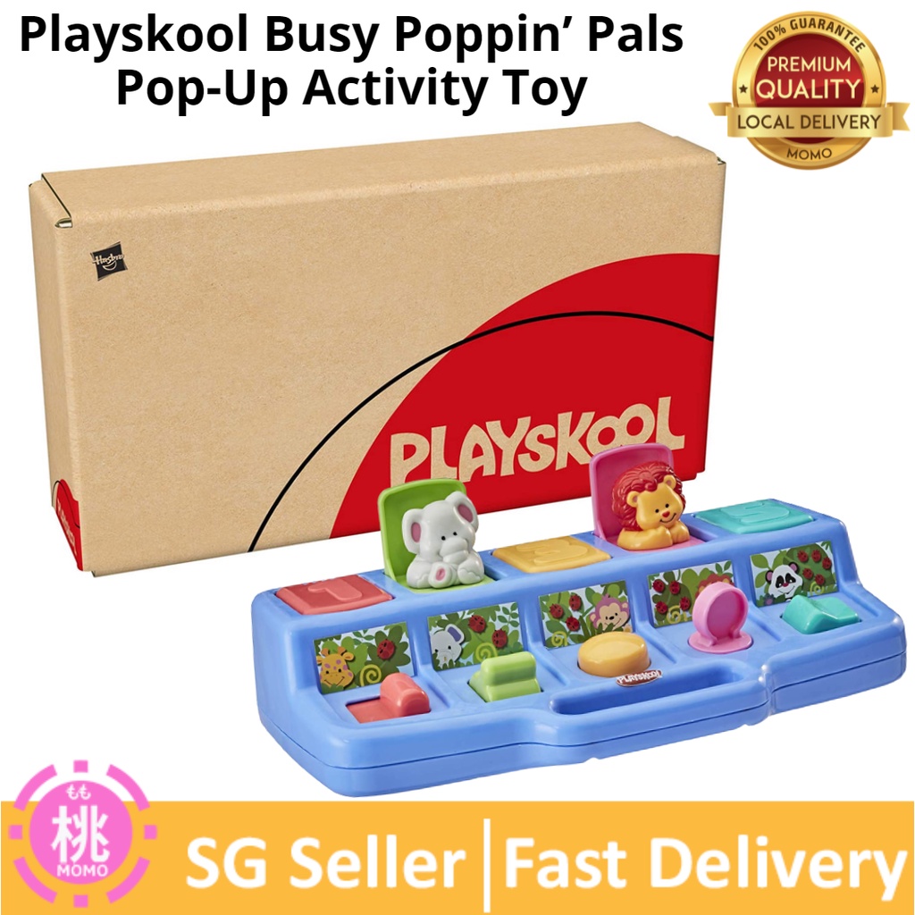 Playskool Busy Poppin’ Pals Pop-Up Activity Toy for Babies and Toddlers ...