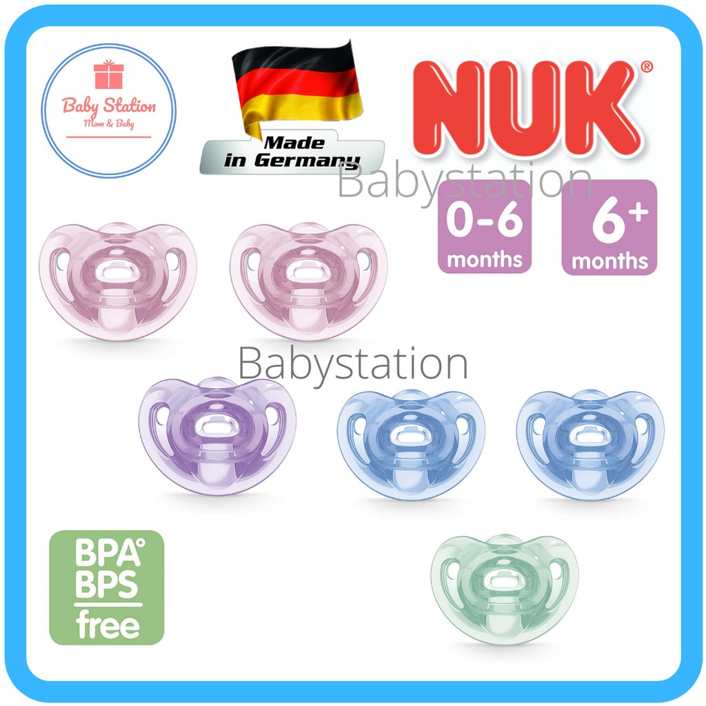 NUK Sensitive Orthodontic Pacifiers / Nuk Orthodontic Pacifier | Shopee ...