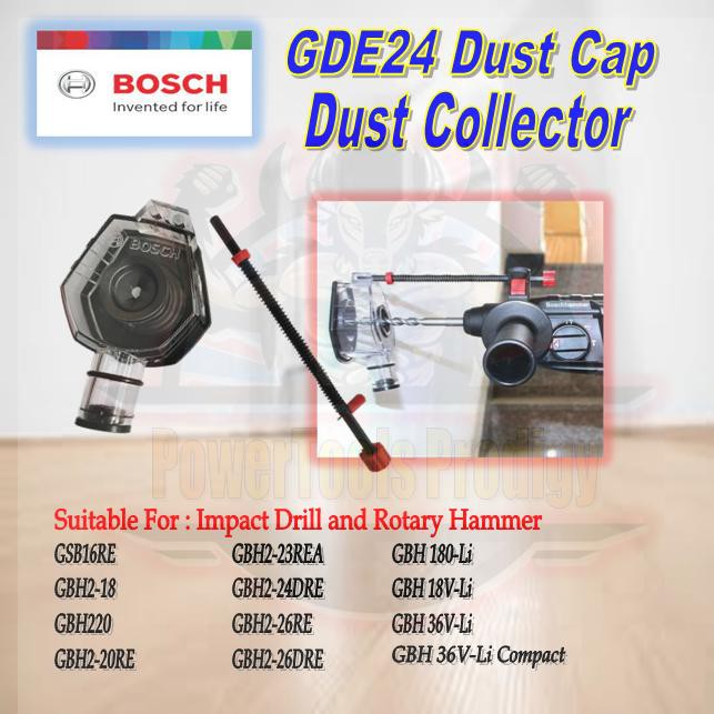 BOSCH GDE 24 DUST COLLECTOR/ DUST CAP/ SUITABLE FOR ROTARY HAMMER AND ...