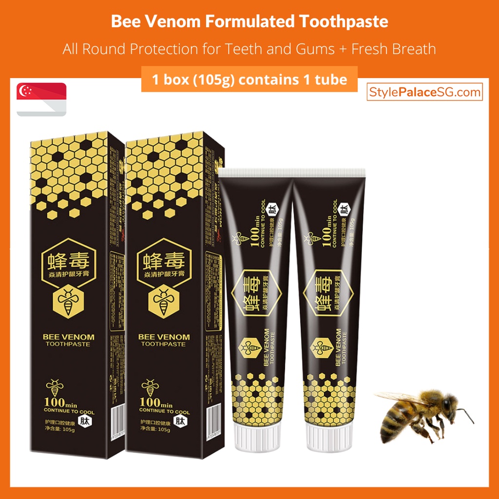 Bee Venom Toothpaste (105g per box) for all round teeth protection and ...