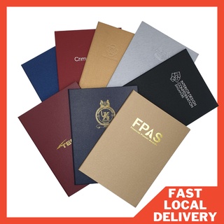 Certificate Folder A4 Hard Cover Cert Holder | Shopee Singapore