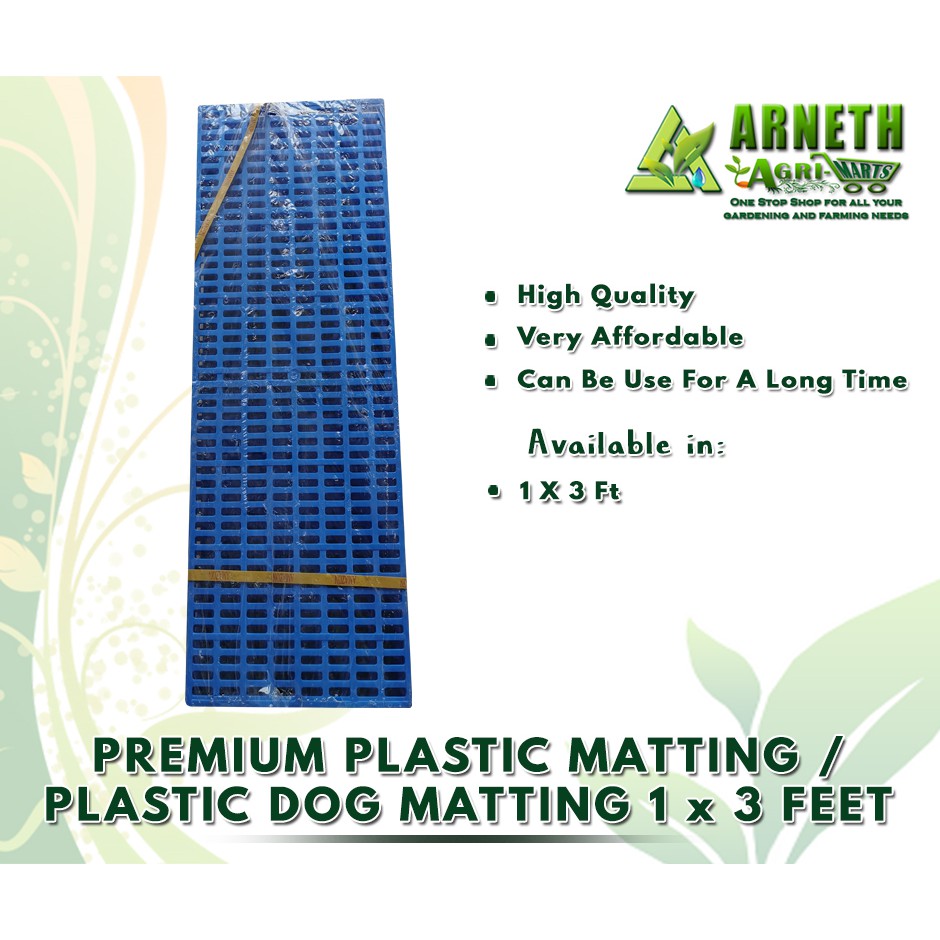 PREMIUM PLASTIC MATTING / PLASTIC DOG MATTING (1 x 3 FEET) | Shopee ...
